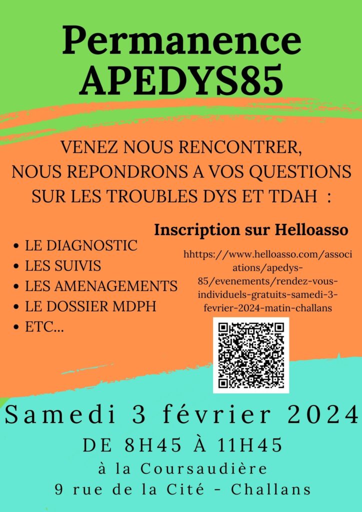 Prochaines rencontres - APEDYS 85